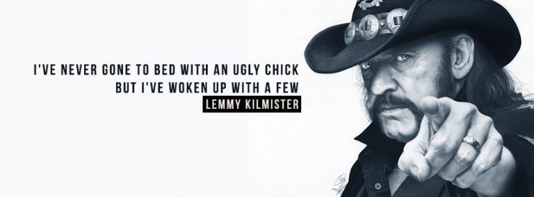 Lemmy Kilmister Quotes - The King off Rock N Roll - TheStreet.dk
